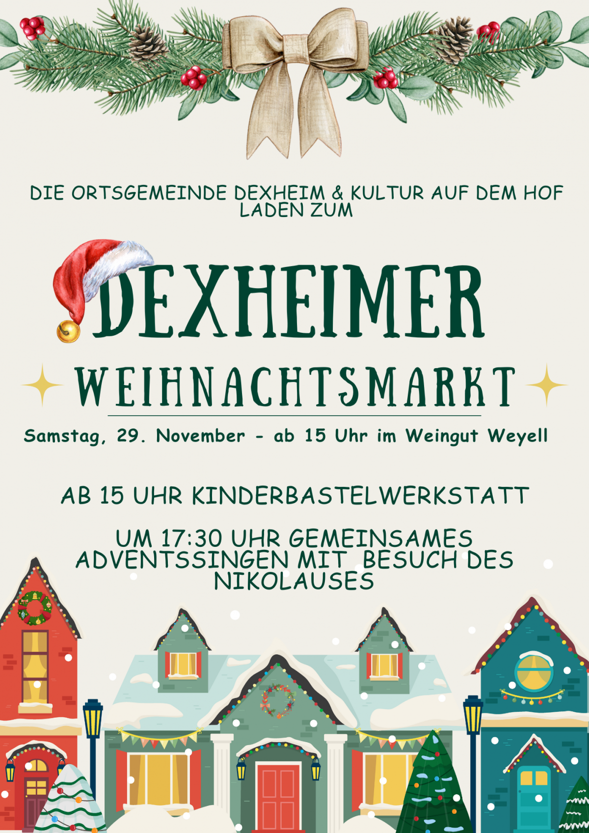 Dexheimer Weihnachtsmarkt am 29. November